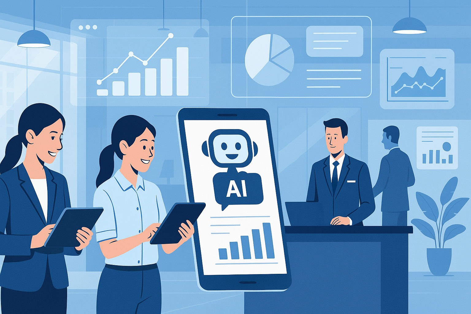 サービス業の顧客満足度向上！ERPとAIで業務プロセスを革新する方法
